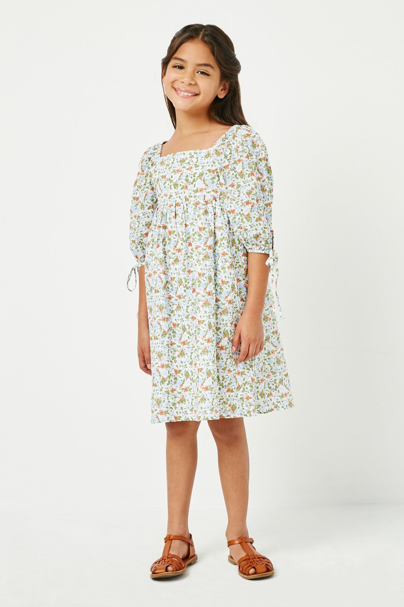 Girls Floral Printed Dress | Cute Girls' Clothes – Hayden Girls