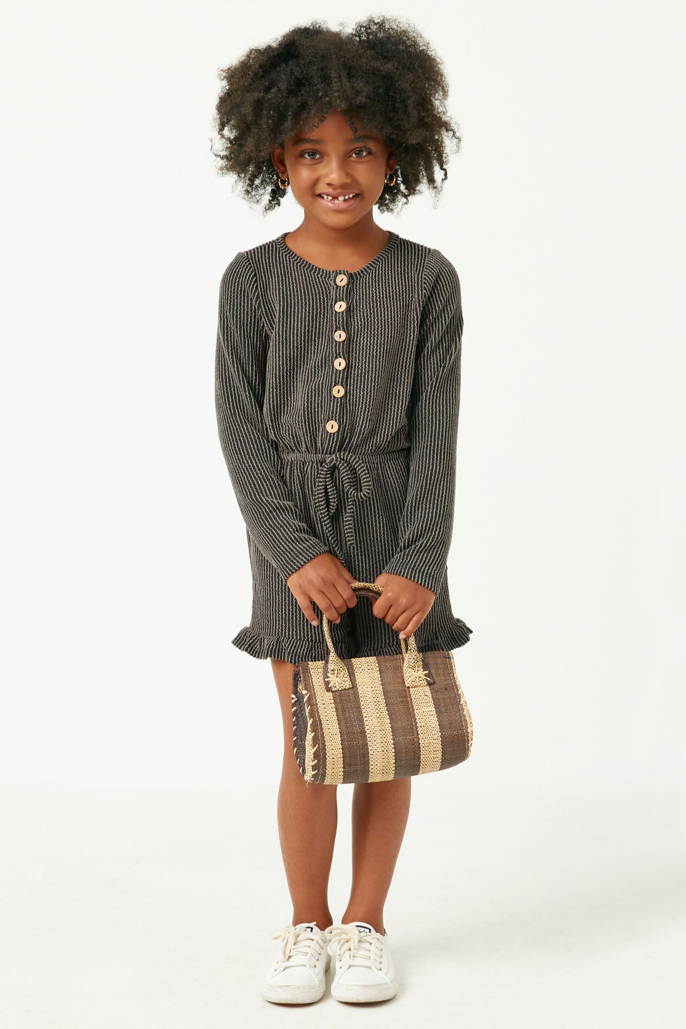 Girls Buttoned Romper | Cute Girls' Clothes – Hayden Girls