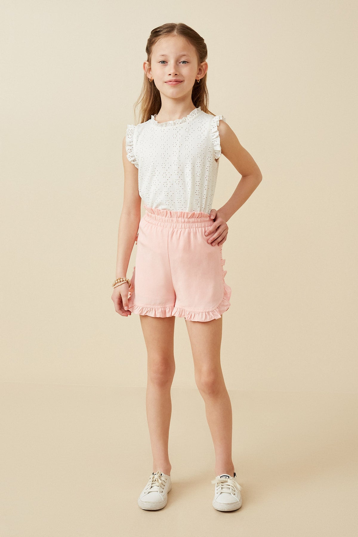Girls Ruffle Trimmed Shorts | Cute Girls' Clothes – Hayden Girls