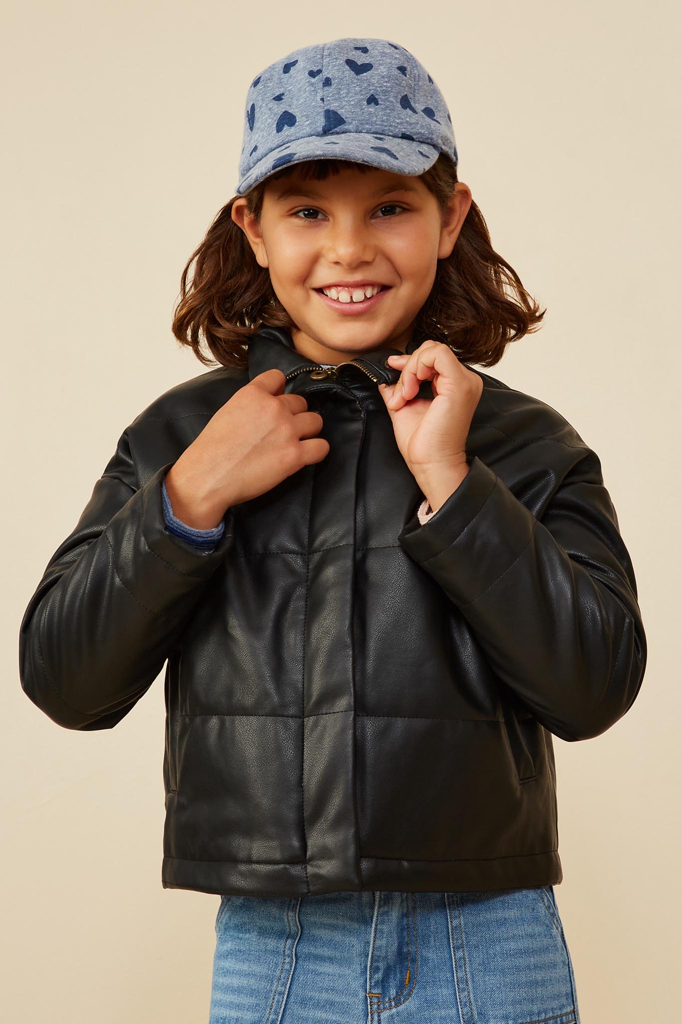 Girls Leather Faux Jacket | Cute Girls' Clothes – Hayden Girls